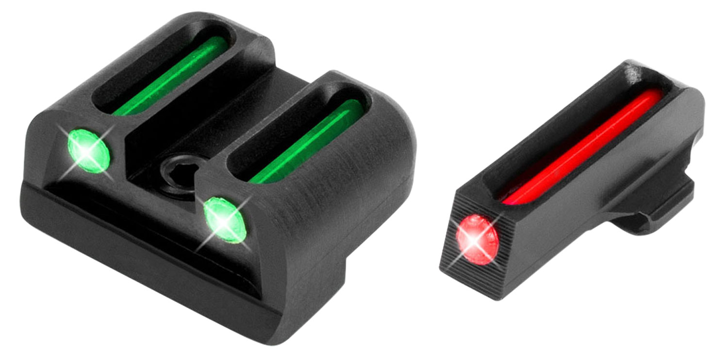 TruGlo TG131X Fiber-Optic Red/Fiber Optic Front Sight-Green/Fiber Rear ...