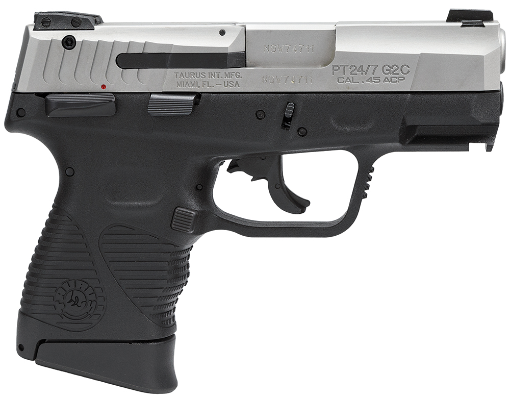 Taurus 1247459G2C12 24/7 G2 Compact 45ACP 3.5" 12+1 Blk Poly Grip/Frame ...