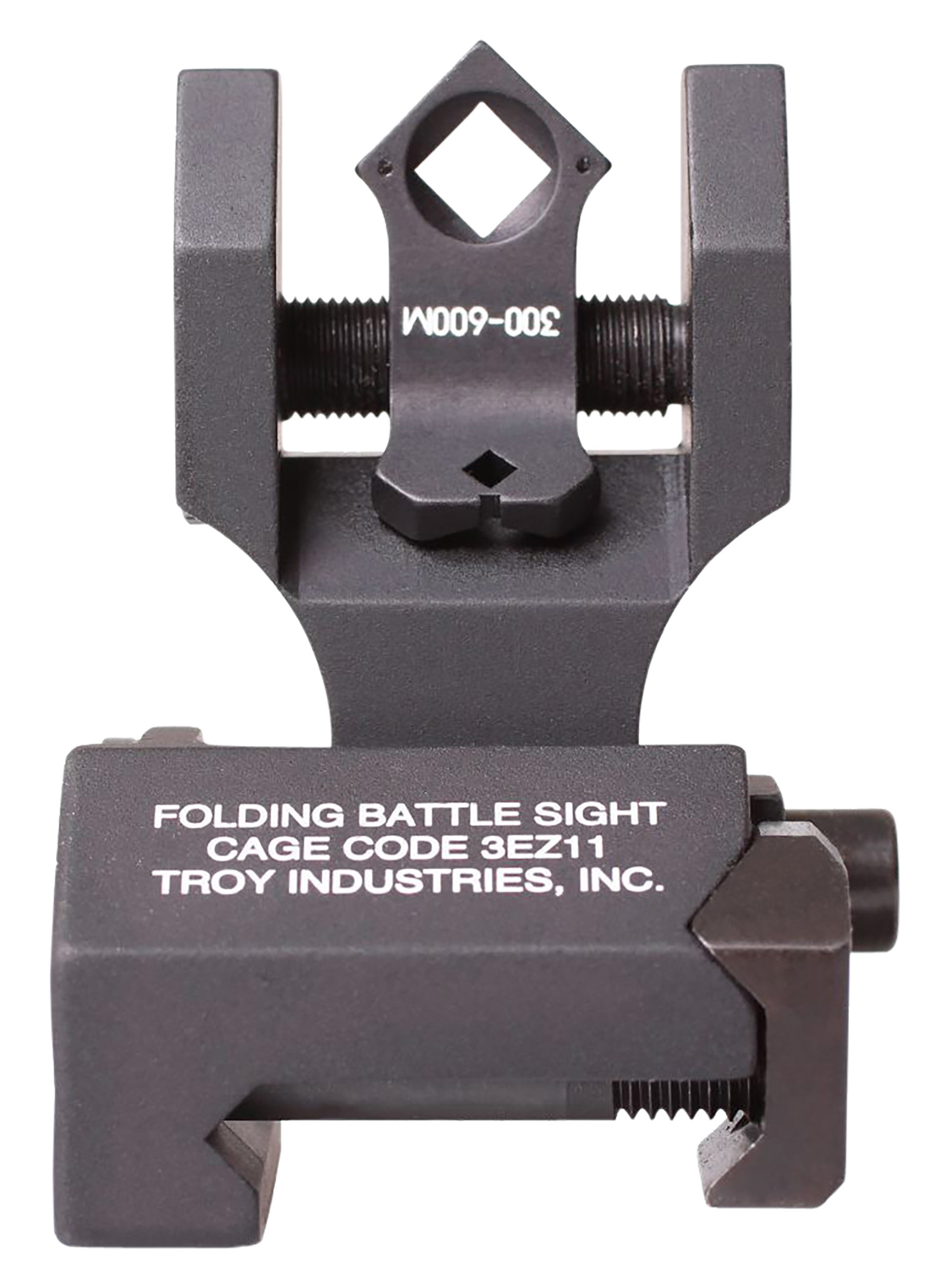 Troy Ind SSIGFBSTTBT00 Tritium Rear Folding BattleSight Round Black ...