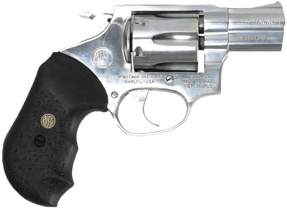 Rossi R46202 Revolver 357 RemMag 2" 6rd Black Rubber Grip Stainless ...