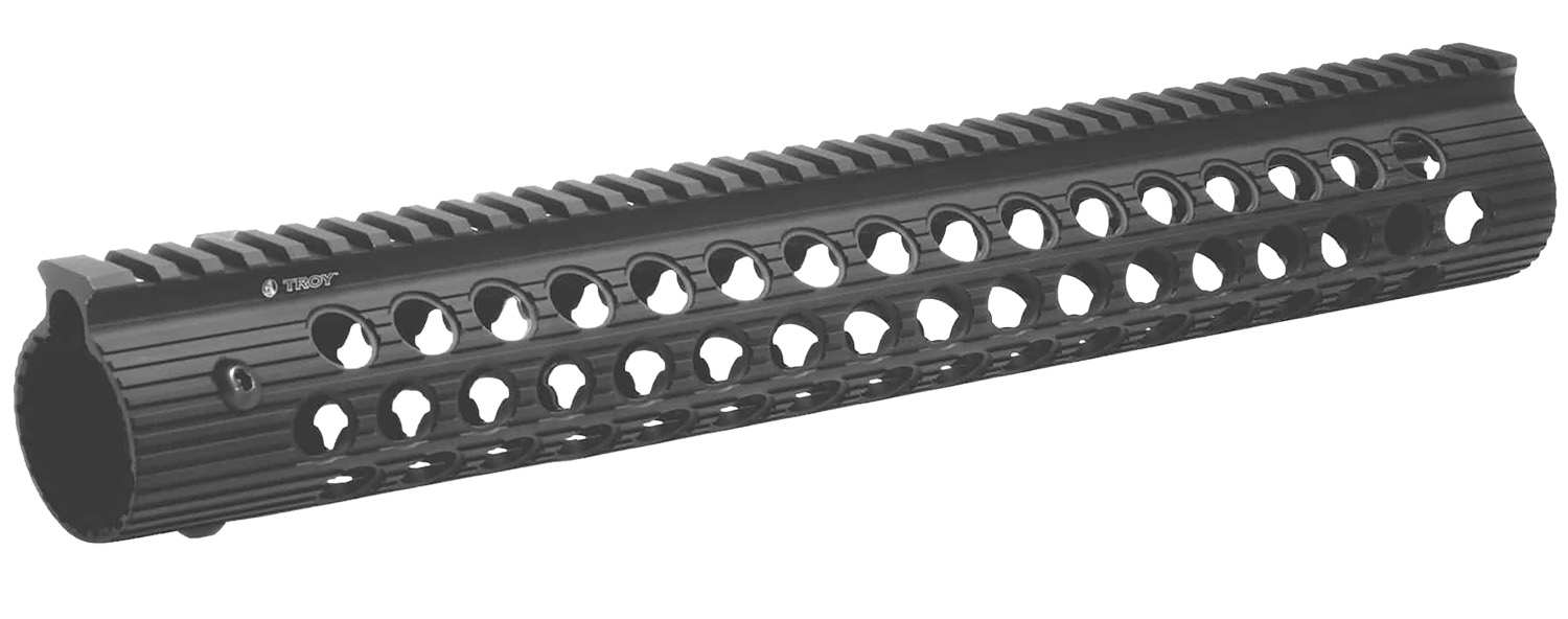 Troy Ind STRXAL115BT01 Alpha Rail Black Anodized Aluminum AR-15/M16 ...