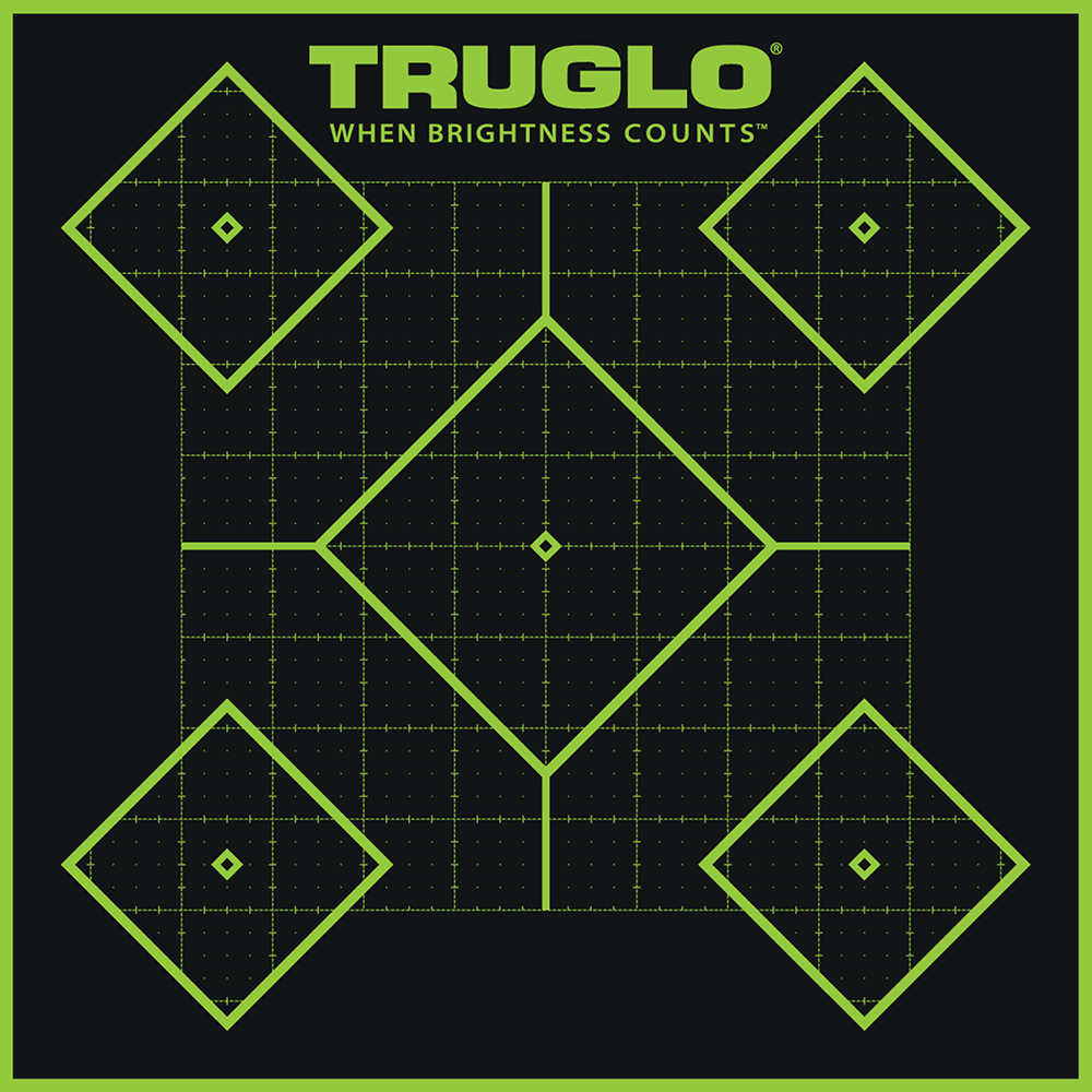 TruGlo TG14A6 Tru-See 5- Diamond Target Self-Adhesive Heavy Paper ...