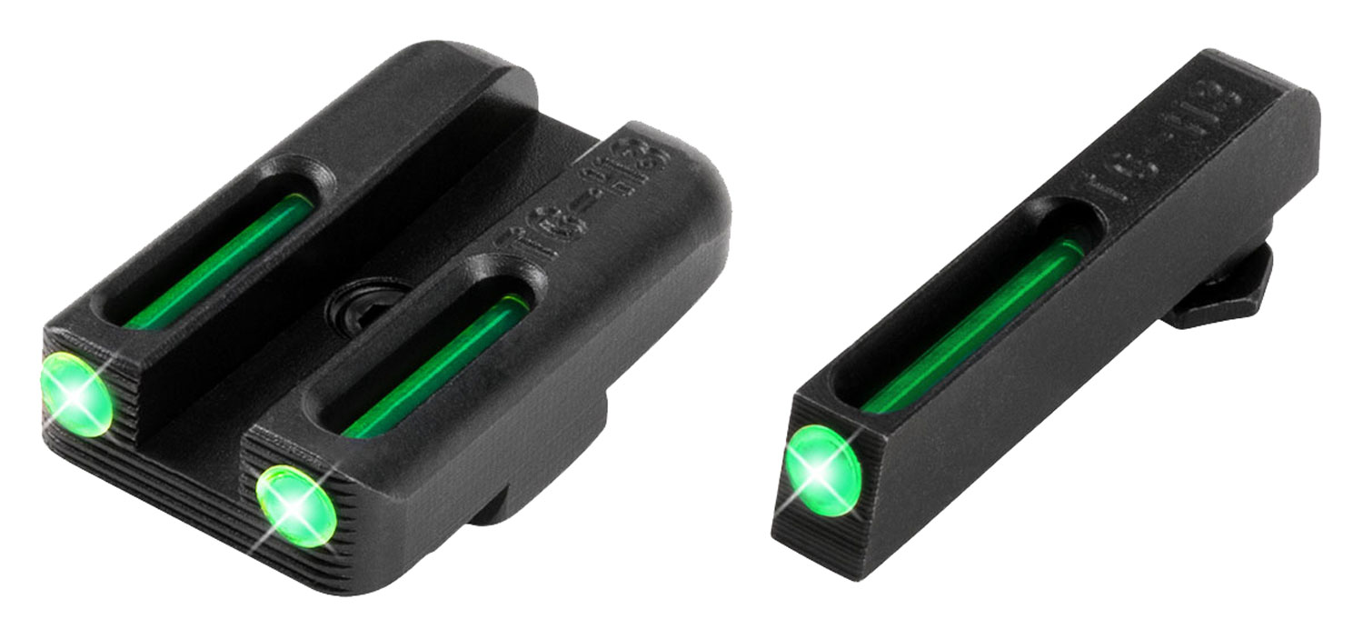 TruGlo TG131GT1A TFO Green/Tritium/Fiber Optic Front Sight-Green ...