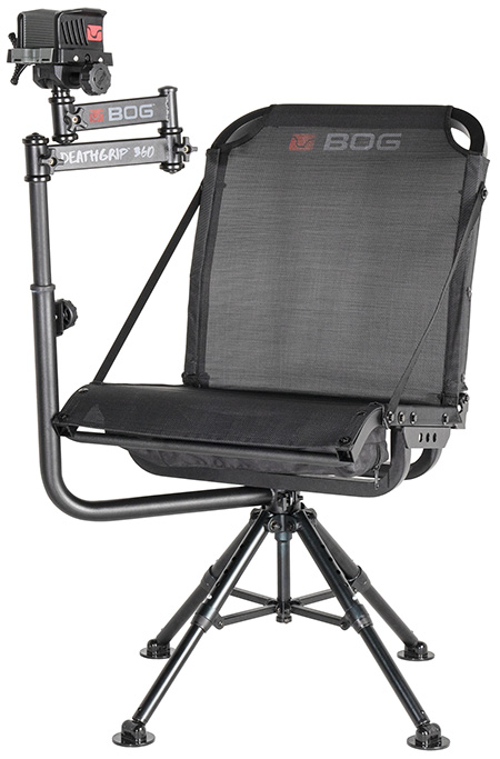 Bog-Pod 1134447 DeathGrip 360 Shooting Rest Chair, Black Aluminum ...